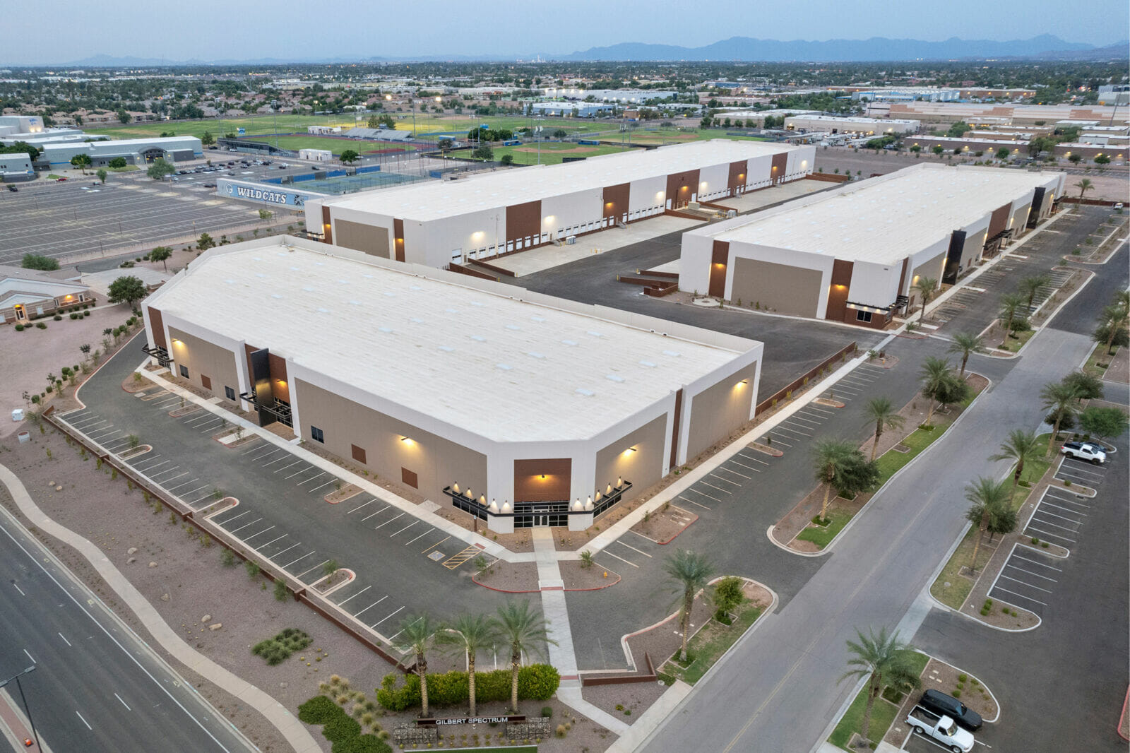 Graycor completes 3 Class A buildings at Gilbert Spectrum - AZ Big Media